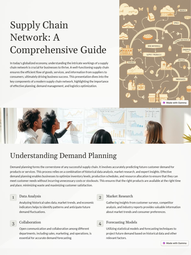 Supply Chain Network Optimization Guide | PDF | Supply Chain | Forecasting