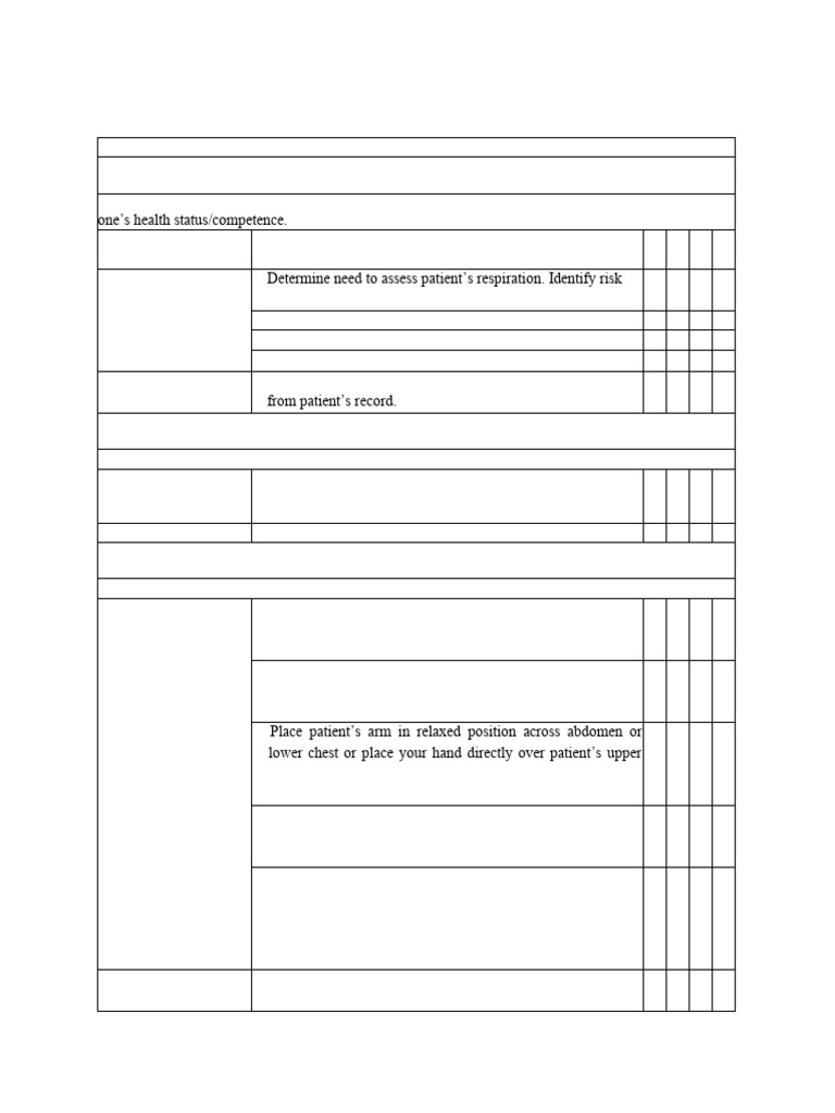 3-Measuring Respiratory Rate | PDF | Breathing | Clinical Medicine