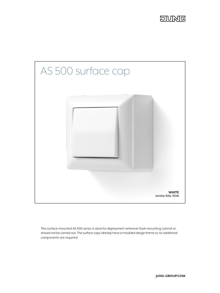 AS 500 Surface Cap: Durable, Versatile, Easy Install | PDF