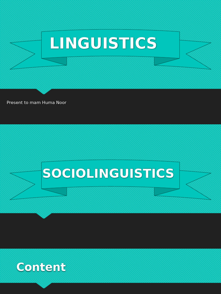 Introduction to Sociolinguistics | PDF | Sociolinguistics | Dialect