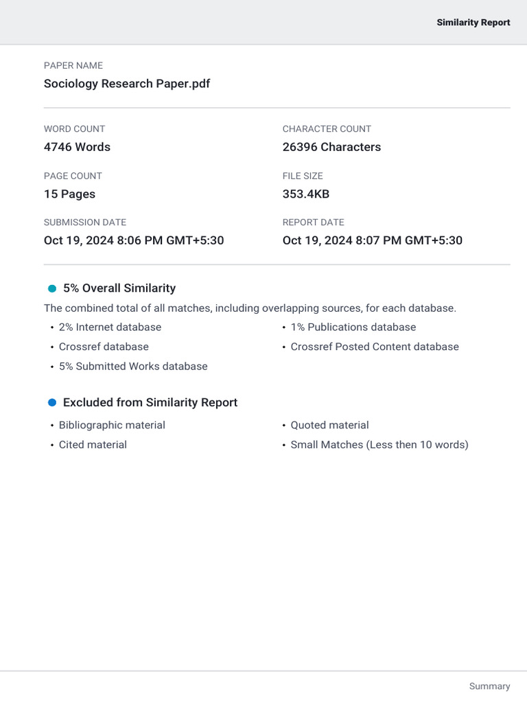 Sociology Research Paper PDF | PDF | Social Media | Popular Culture ...