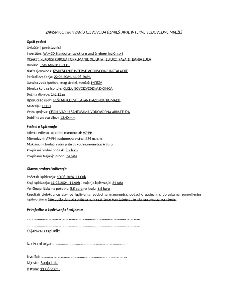 Ispitivanje Mreža | PDF