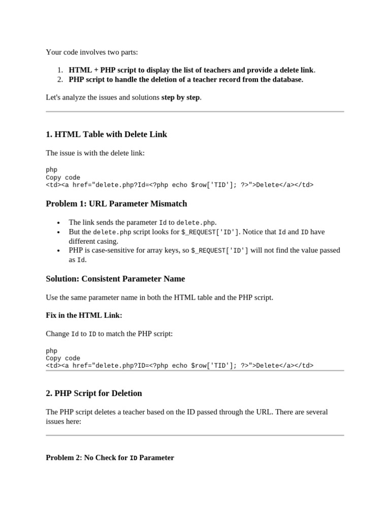 TEACH | PDF | Php | Parameter (Computer Programming)