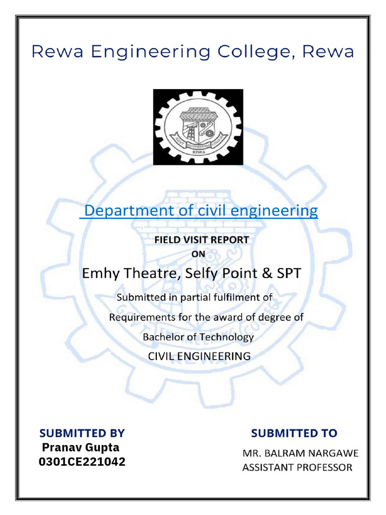 Field Visit Report - PDF - 20241219 - 181222 - 0000 | PDF | Concrete ...