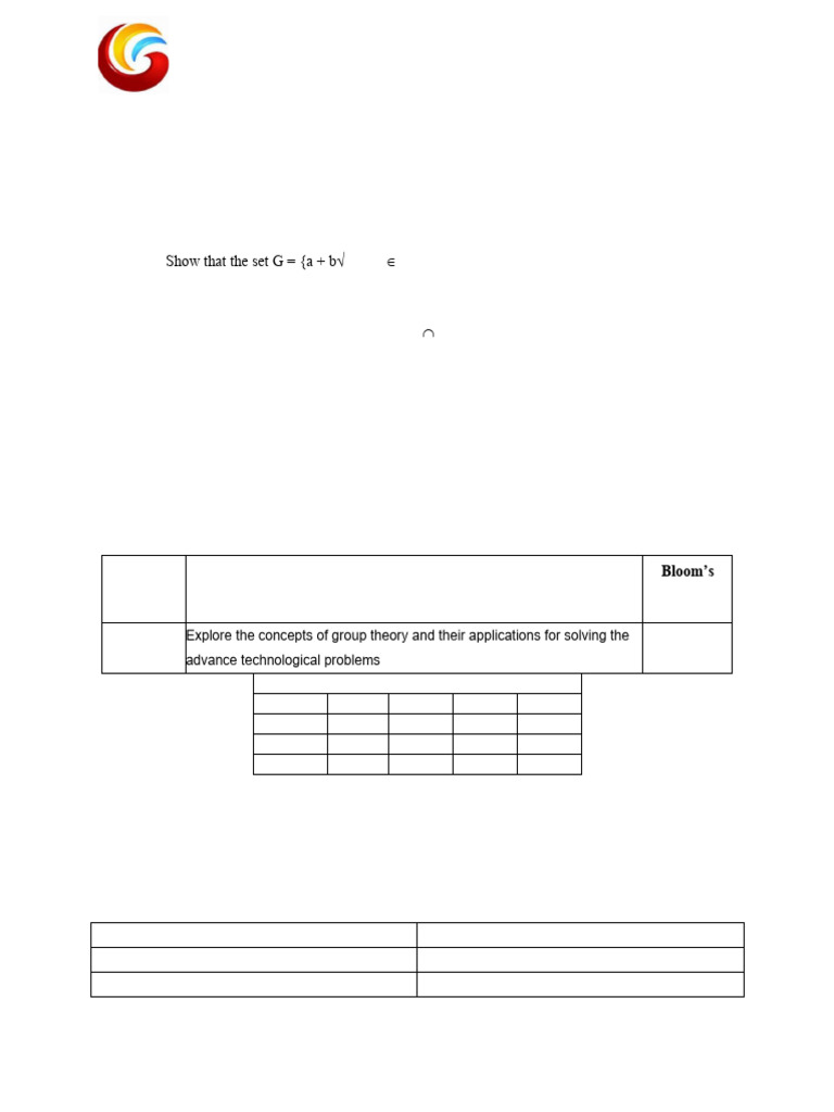 Discrete Structures Assignment BCS-303 | PDF | Group (Mathematics) | Ring (Mathematics)