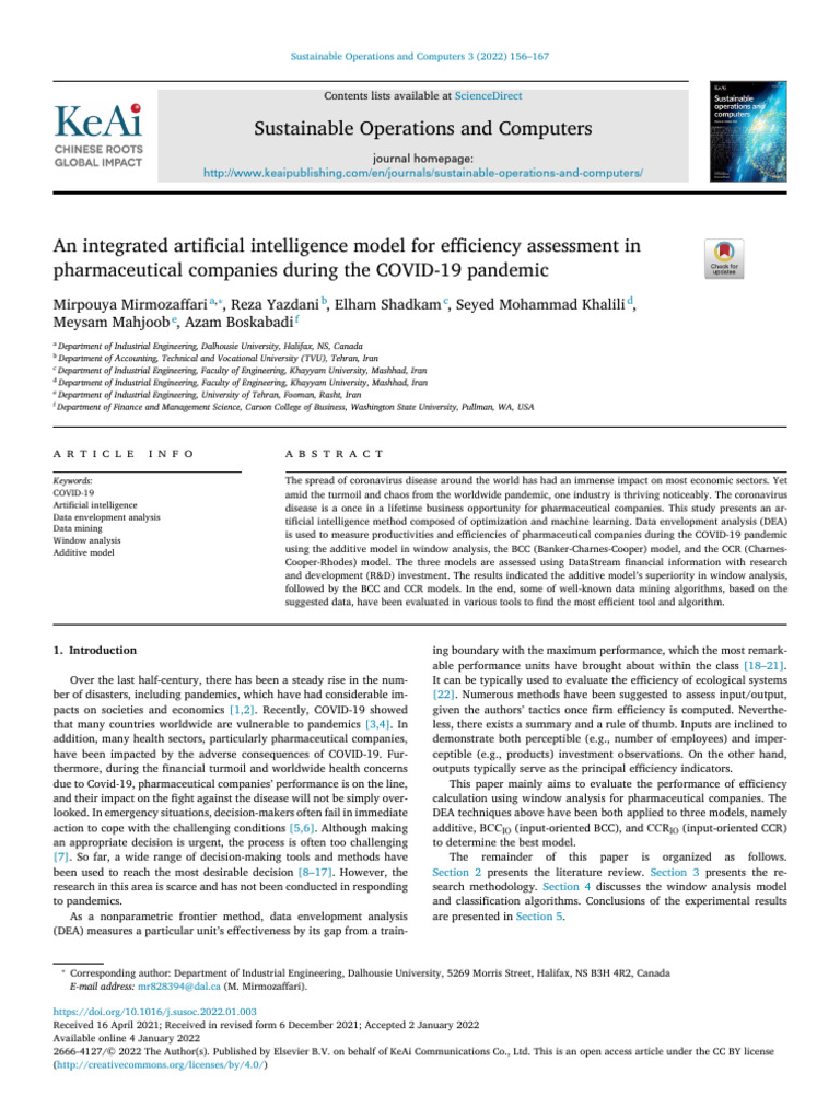 integrated artificial intelligence model | PDF | Data Mining | Parameter (Computer Programming)