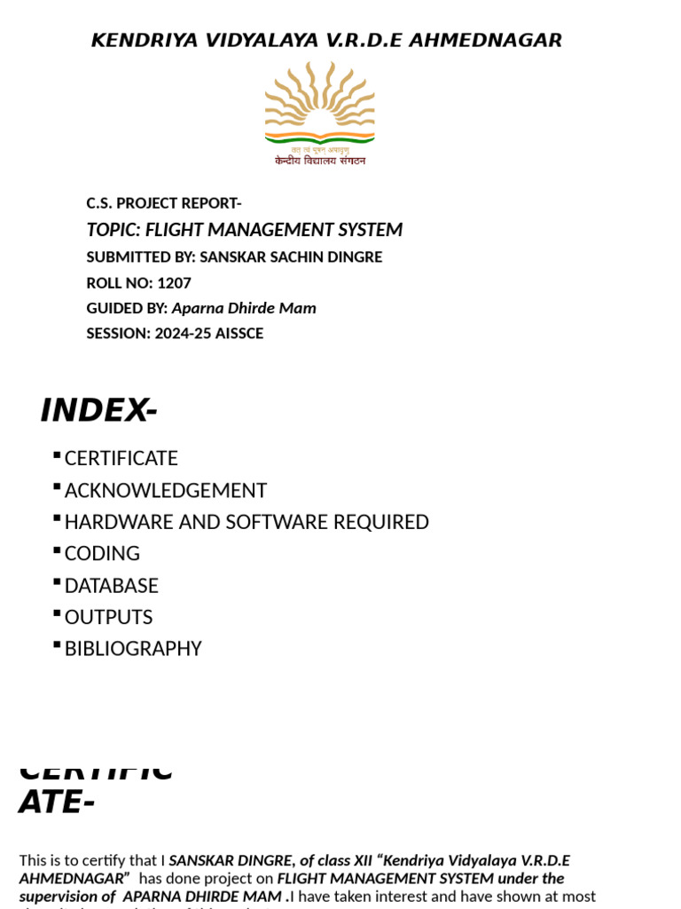 Flight Management System Project | PDF | Aircraft | Aviation
