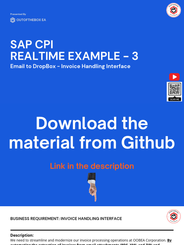 Scenario 3 - Email To DropBox - Invoice Handling Interface | PDF ...