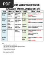 EC120OC - ONLINE FINAL EXAM SCHEDULE F2024 | PDF