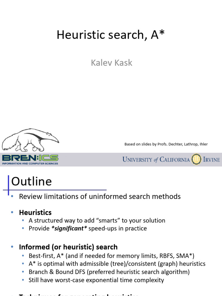 03-heuristic-search (1) | PDF | Algorithms And Data Structures | Algorithms