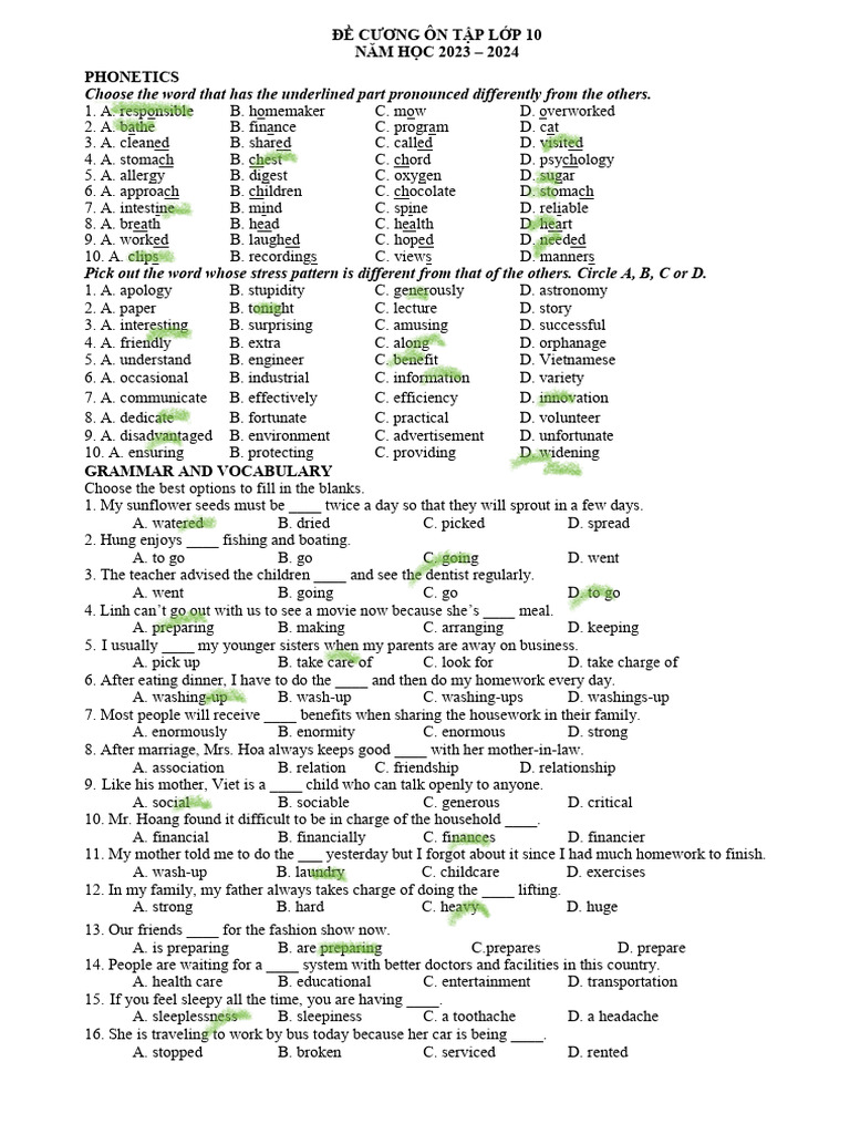 Grade 10 Study Guide 2023-2024 | PDF | Wolfgang Amadeus Mozart