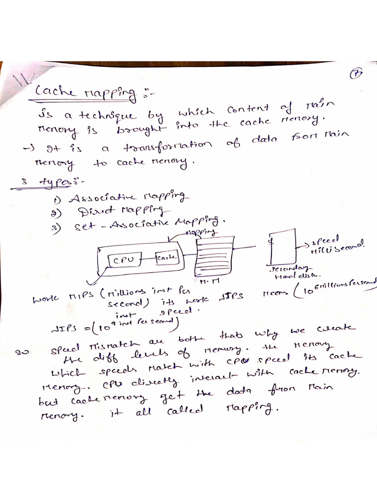 Cache Memory - Aca 3unit | PDF