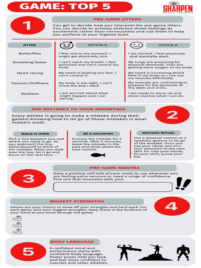 Pre-Game-Top-5 | PDF | Body Language | Heart