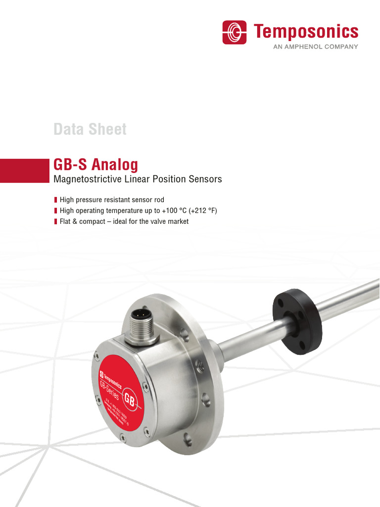 Data Sheet GB-Series GBS GBN Analog 551460 EN | PDF | Electrical ...