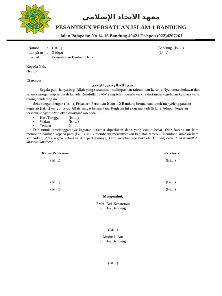 Format Silkulir PKKJ | PDF