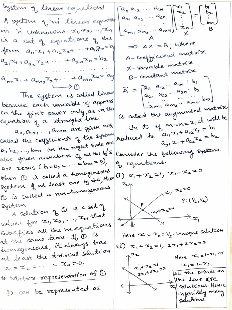 Gauss Elimination Method | PDF