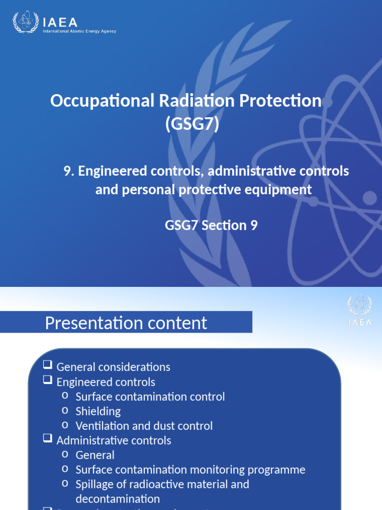 9 Engineered Controls, Administrative Controls and Personal Protective ...