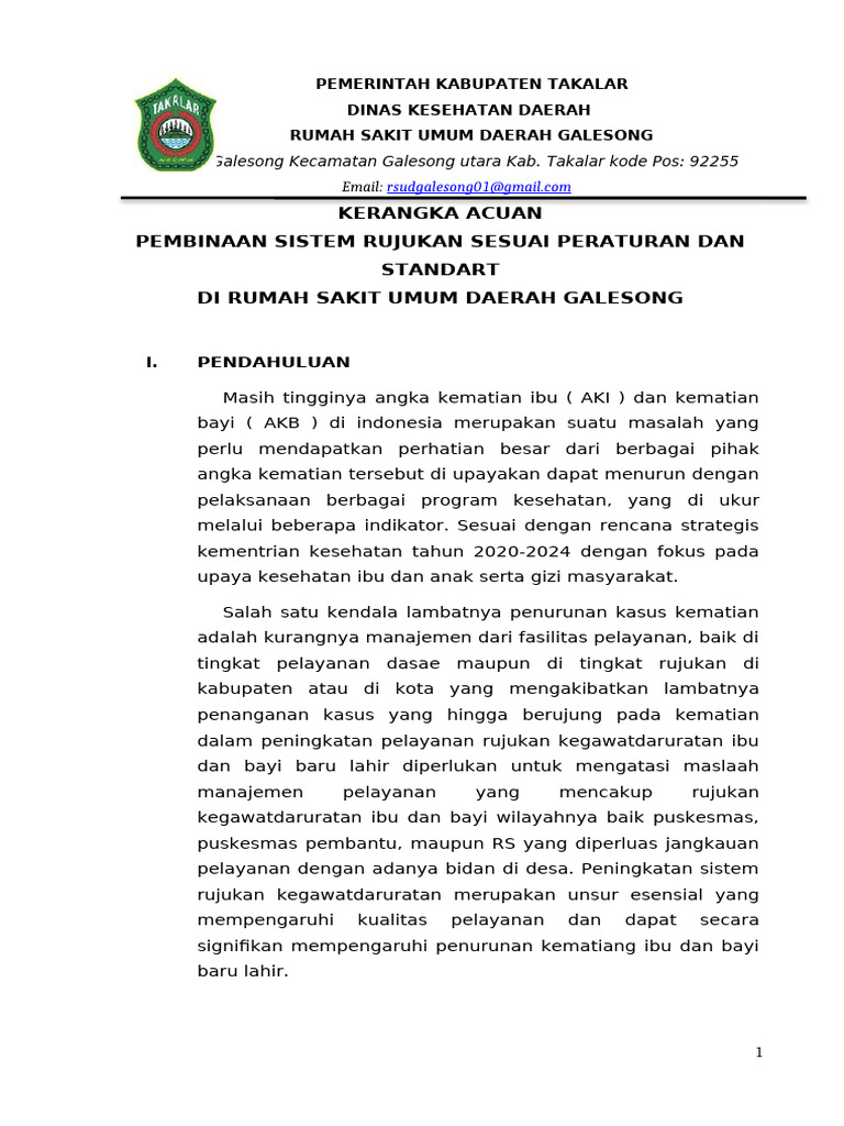 Program Kerja PKBRS | PDF