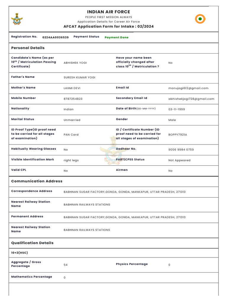 IAF - After Payment Preview | PDF