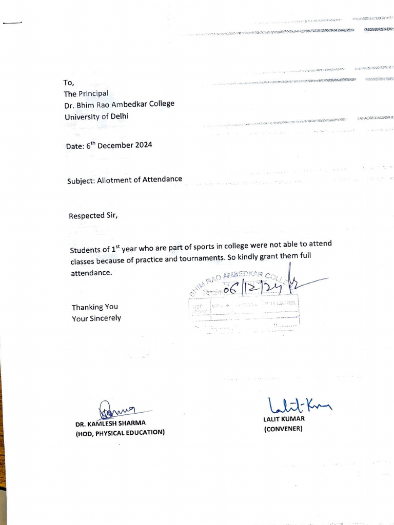 First Year Attendance | PDF