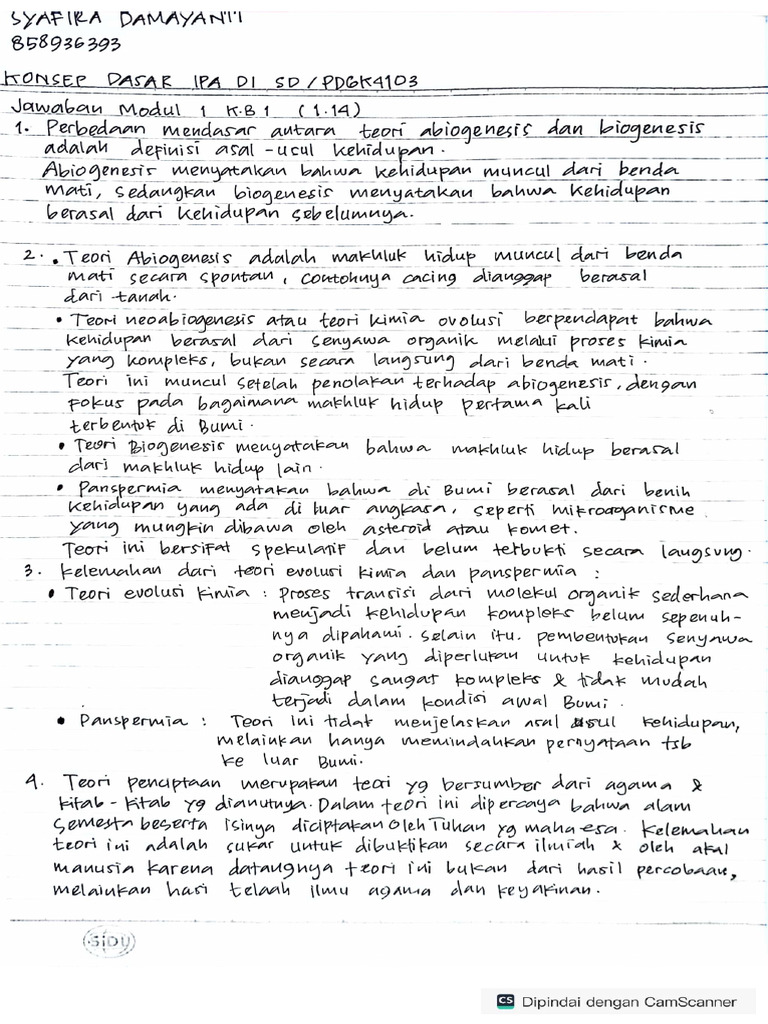 LATIHAN MODUL 1 KDI SYAFIRA DAMAYANTI | PDF