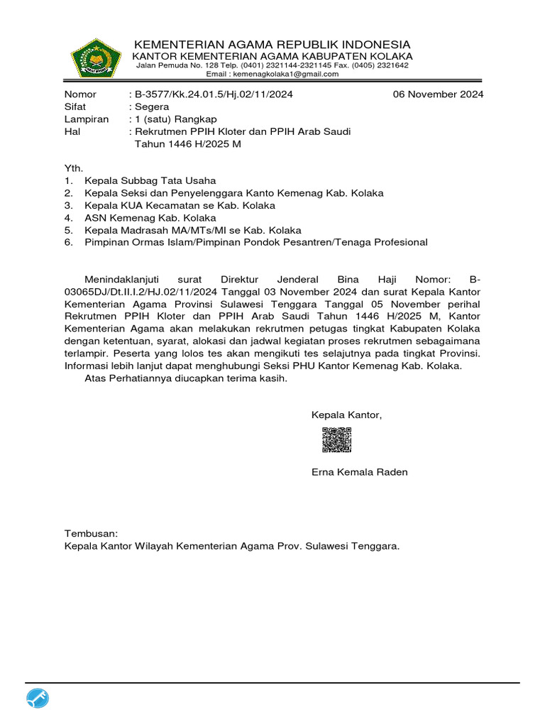 Rekrutmen PPIH 2025 | PDF