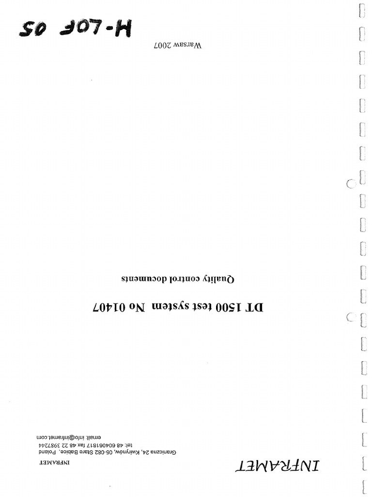 Quality Control Documents DT | PDF