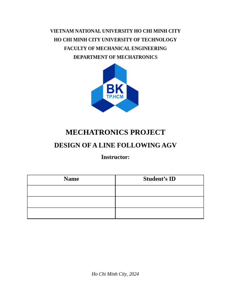 Line Following AGV Project Report | PDF | Color | Light