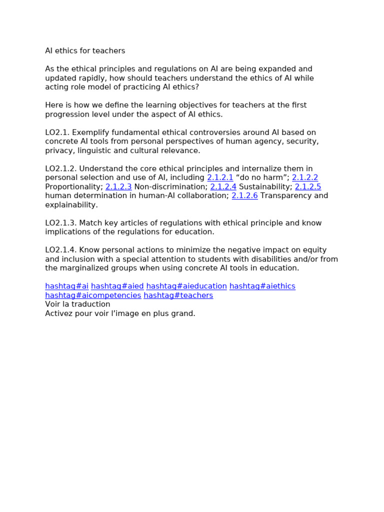 AI ethics for teachers | PDF | Artificial Intelligence | Intelligence ...