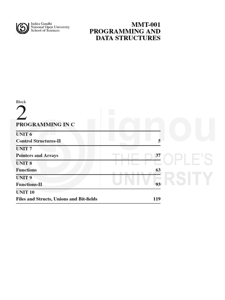 Block 2 | PDF | Control Flow | Integer (Computer Science)