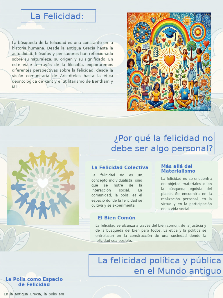 Filosofía de la Felicidad Colectiva | PDF | Utilitarismo | Immanuel Kant