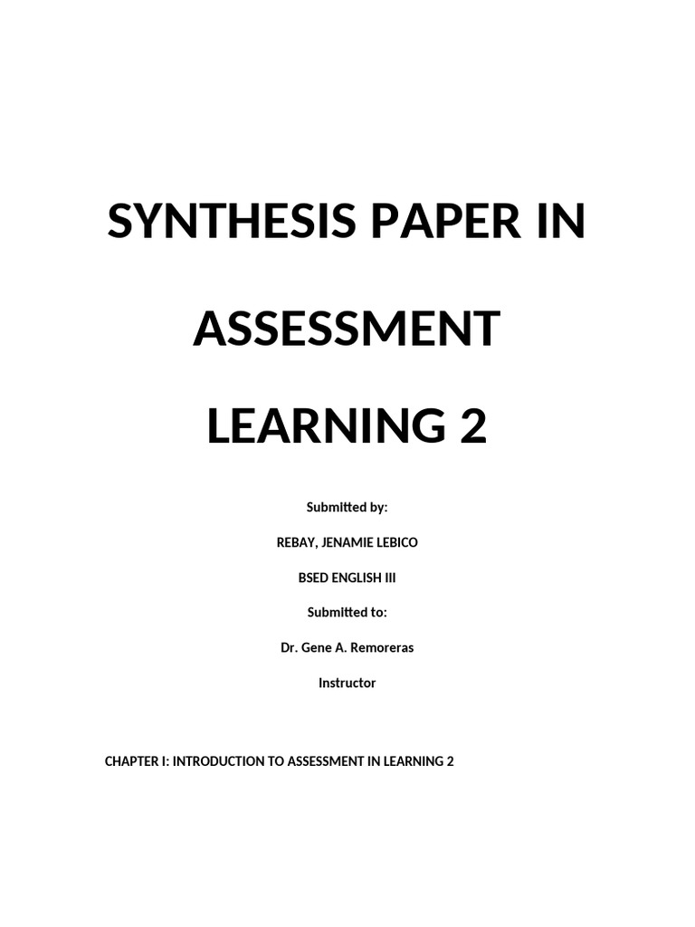 Assessment of Learning 2 | PDF | Educational Assessment | Learning