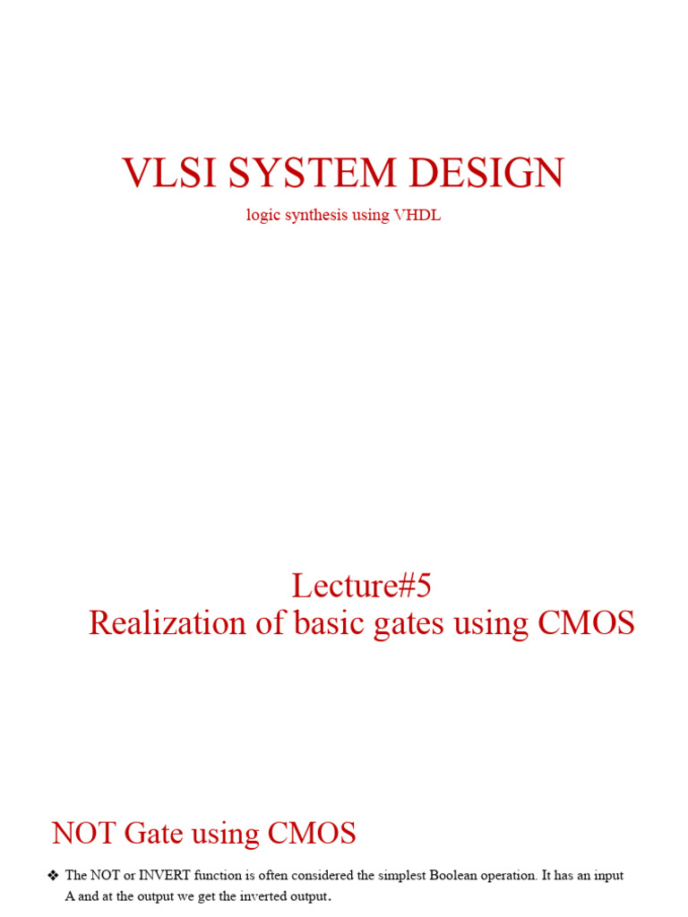 vlsi_lect5-12 | PDF | Mosfet | Field Effect Transistor