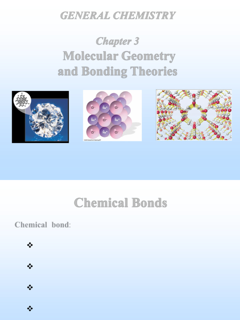 Molecular Geometry and Bonding Theories | PDF | Chemical Bond | Chemistry