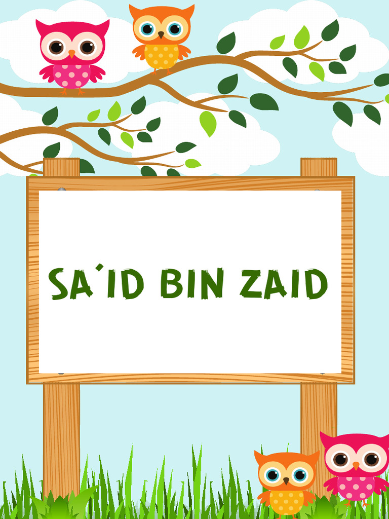 Sa'id Bin Zaid: Life and Legacy | PDF
