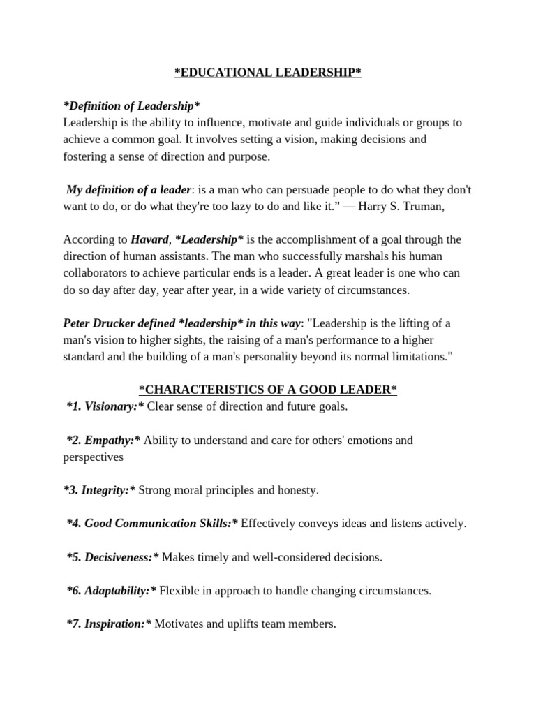 Educational Leadership 094821 | PDF | Leadership | Teachers