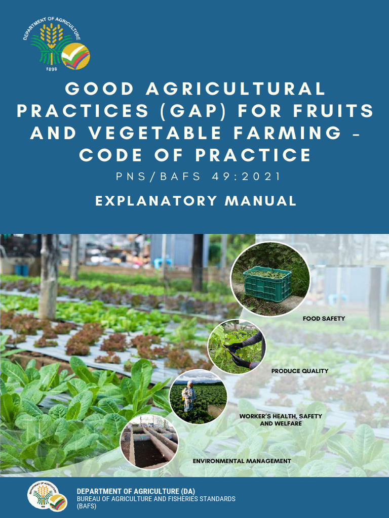 EM Code of GAP For Fruits and Vegetable Farming - Pdf#toolbar 1 ...
