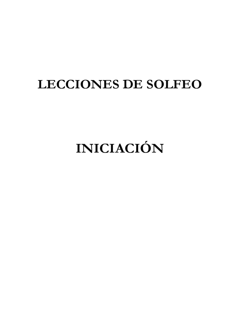 EJERCICIOS_DE_INICIACION_SOLFEO (1) | PDF