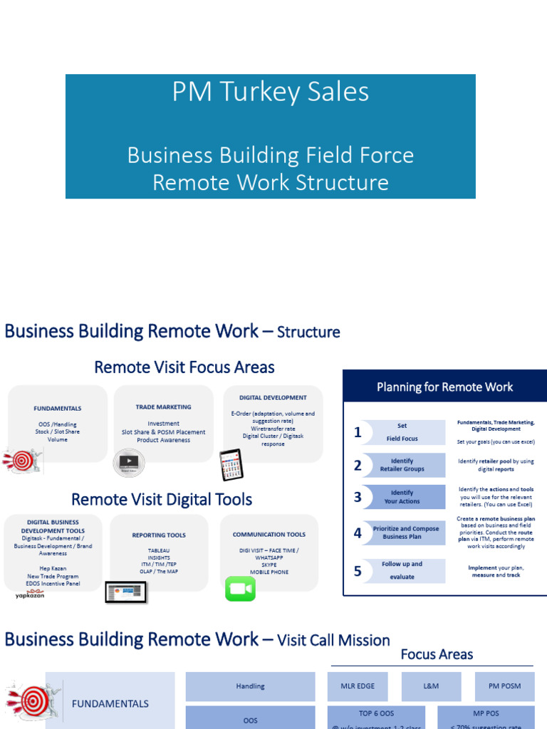 PMTR Sales - Business Building Remote Work Structure | PDF | Business ...