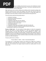Night Audit Process Overview in OPERA | PDF | Audit | Credit Card