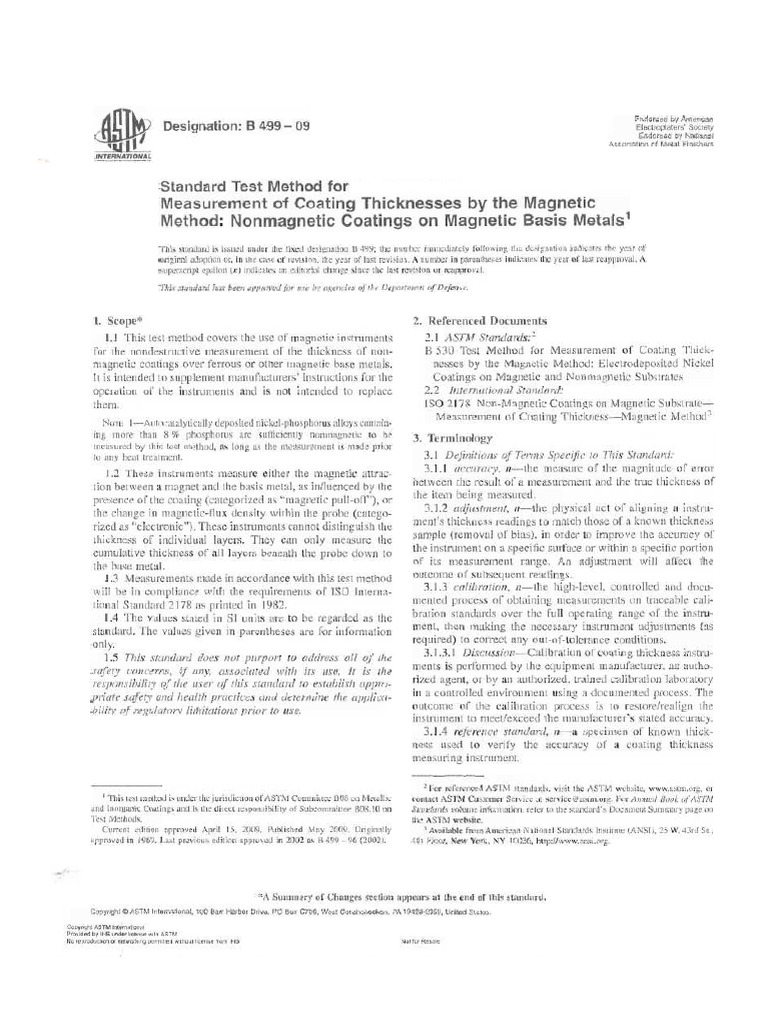 Qdoc - Tips Astm b499 09 | PDF