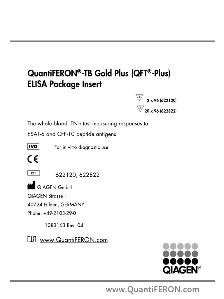 QFT Plus Elisa | PDF