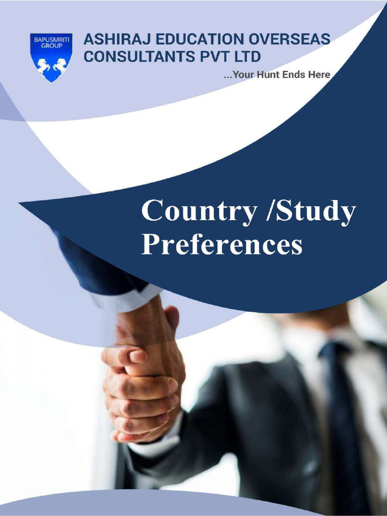 Country Study Preferences | PDF