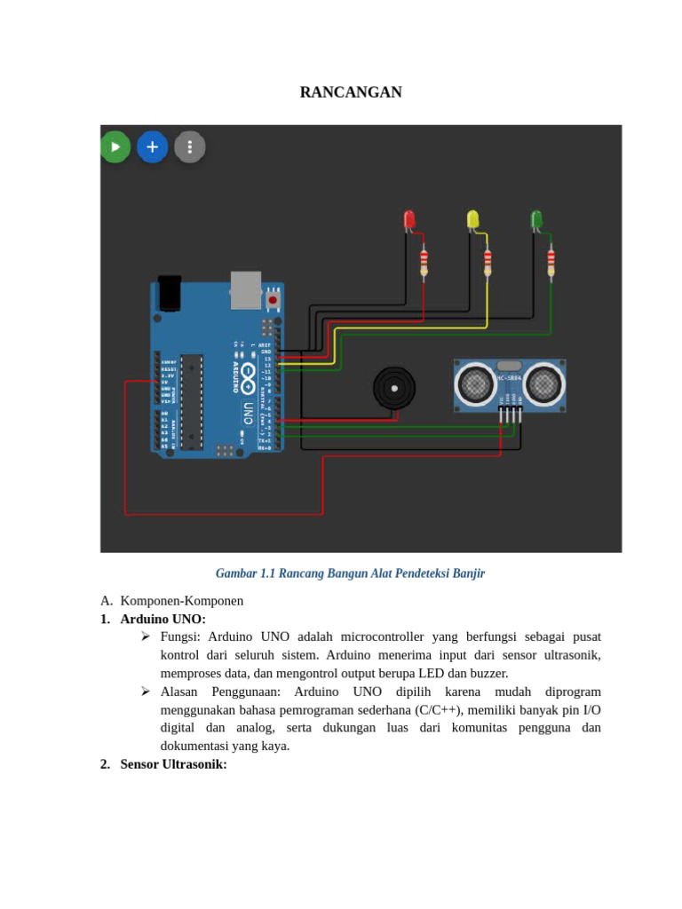 Rancang Bangun Alat Pendeteksi Banjir | PDF