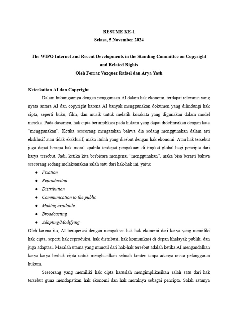 Andini Puspa - Resume Hki Ke-1-1 | PDF