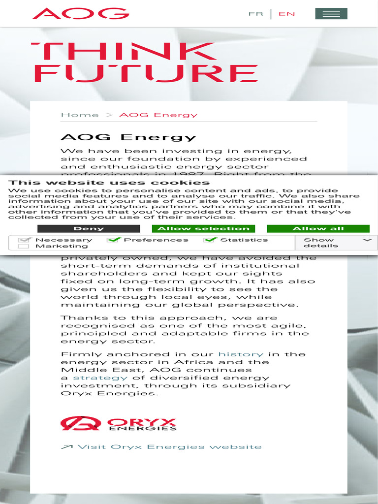 AOG Energy - AOGInvest | PDF