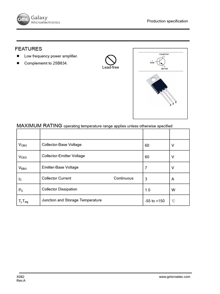 2SD880 | PDF | Bipolar Junction Transistor | Manufactured Goods