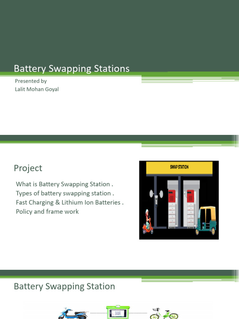 Battery Swap Station | PDF | Electric Vehicle | Electric Car