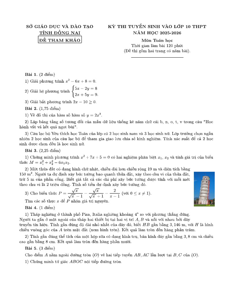 De Tham Khao-Toan Dại Tra - 1731559560881 | PDF