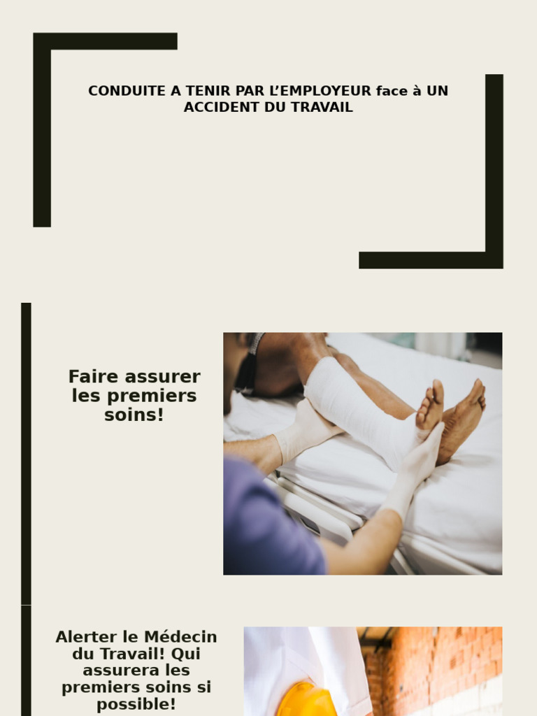 conduite à tenir par l'employeur | PDF